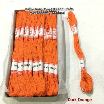 Hand embroidery threads- 1 thread – KnowHowArtCraft