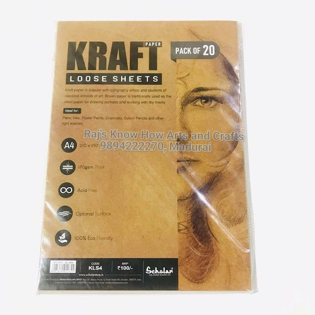 A4 Khaki paper – KnowHowArtCraft
