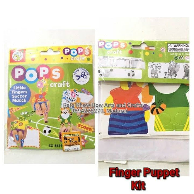 Finger Puppet Kit-1 set – KnowHowArtCraft