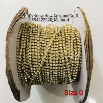White Stone chain-14pp small Size – KnowHowArtCraft